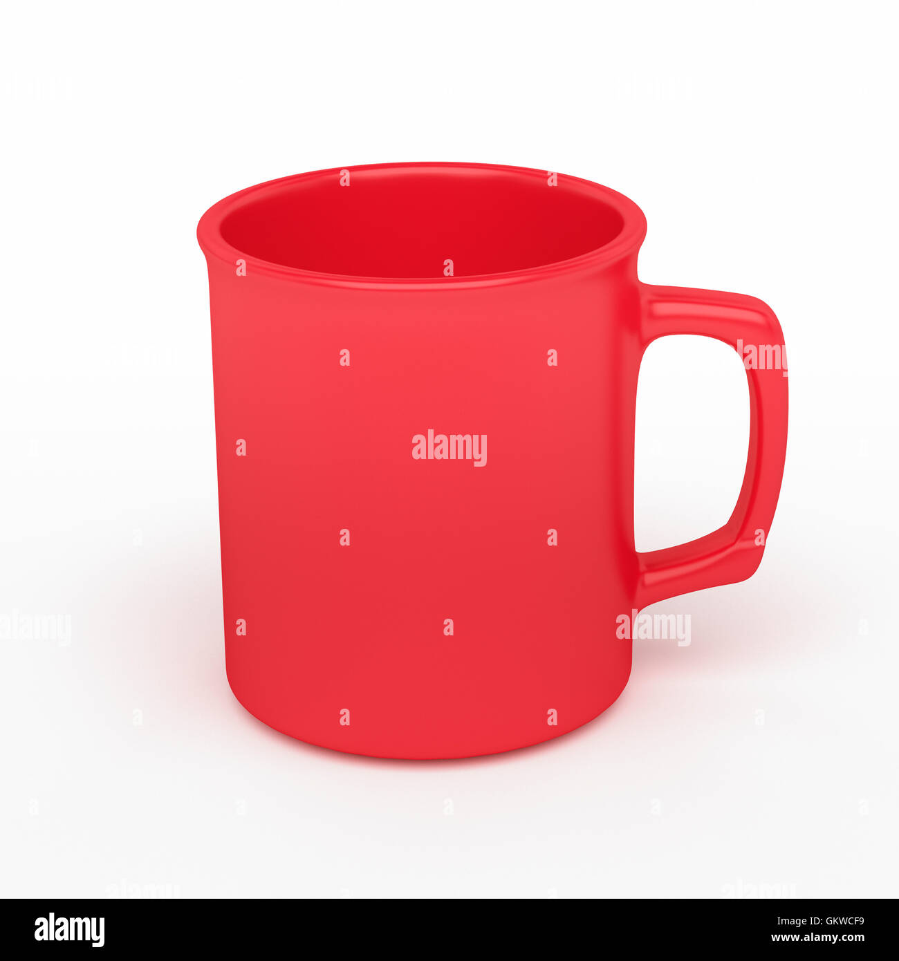 red coffee mug Stock Photo - Alamy