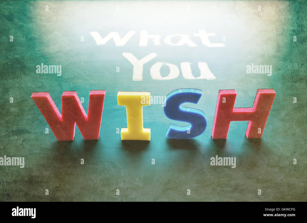 What you wish concept Stock Photo - Alamy