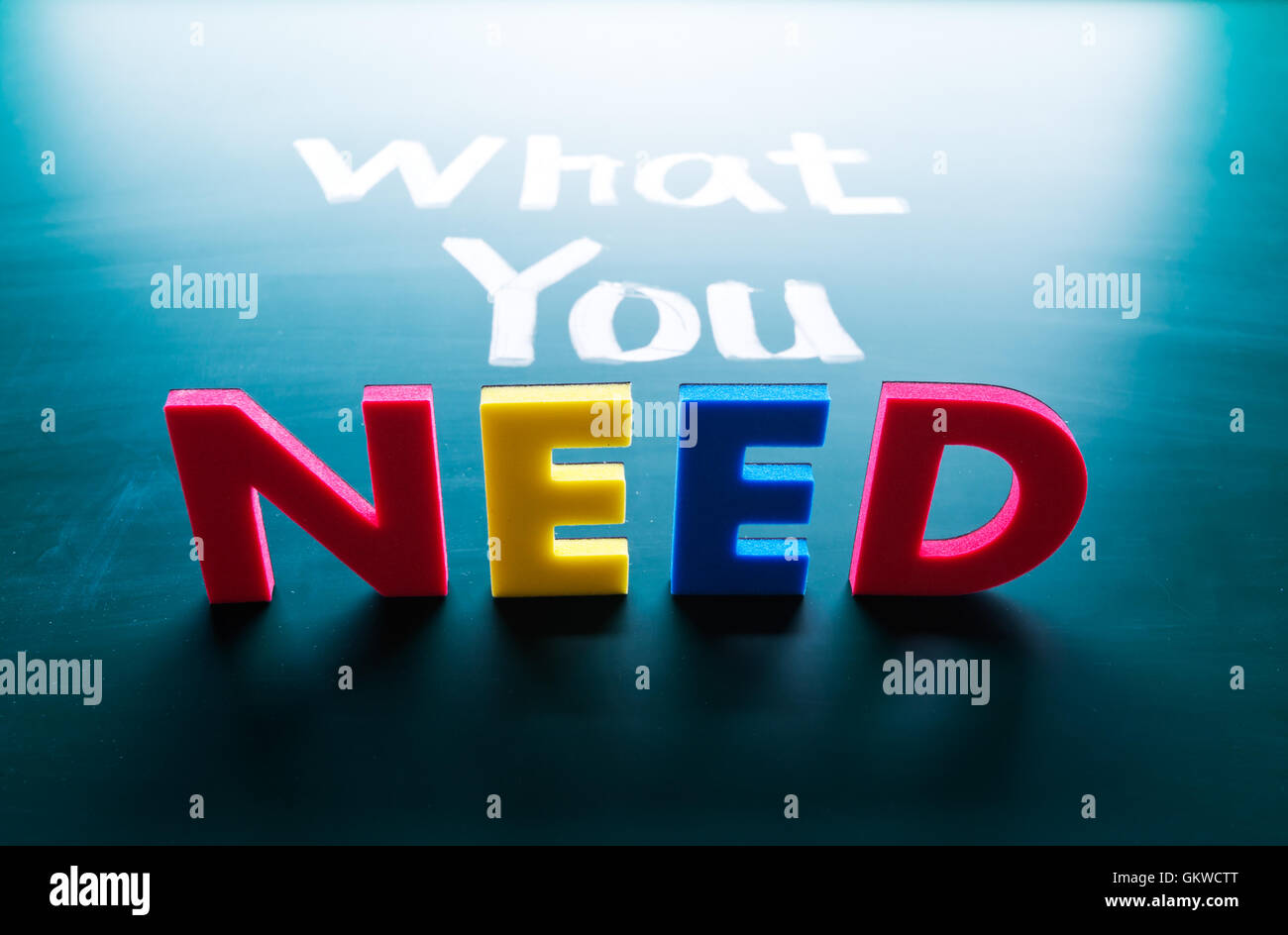 What you need concept Stock Photo - Alamy