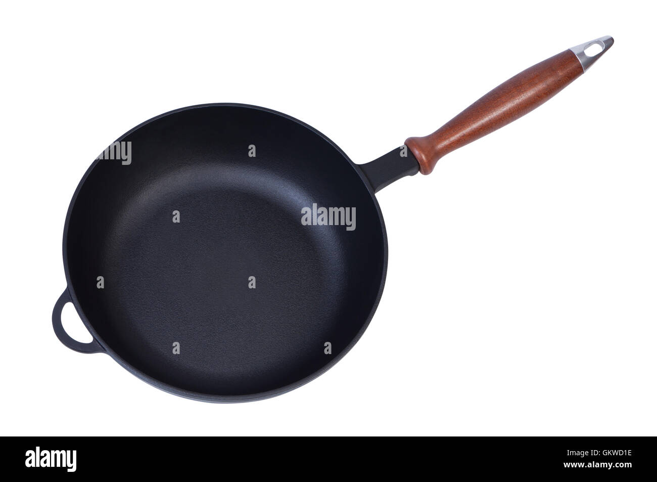 Empty new pan top view Stock Photo - Alamy