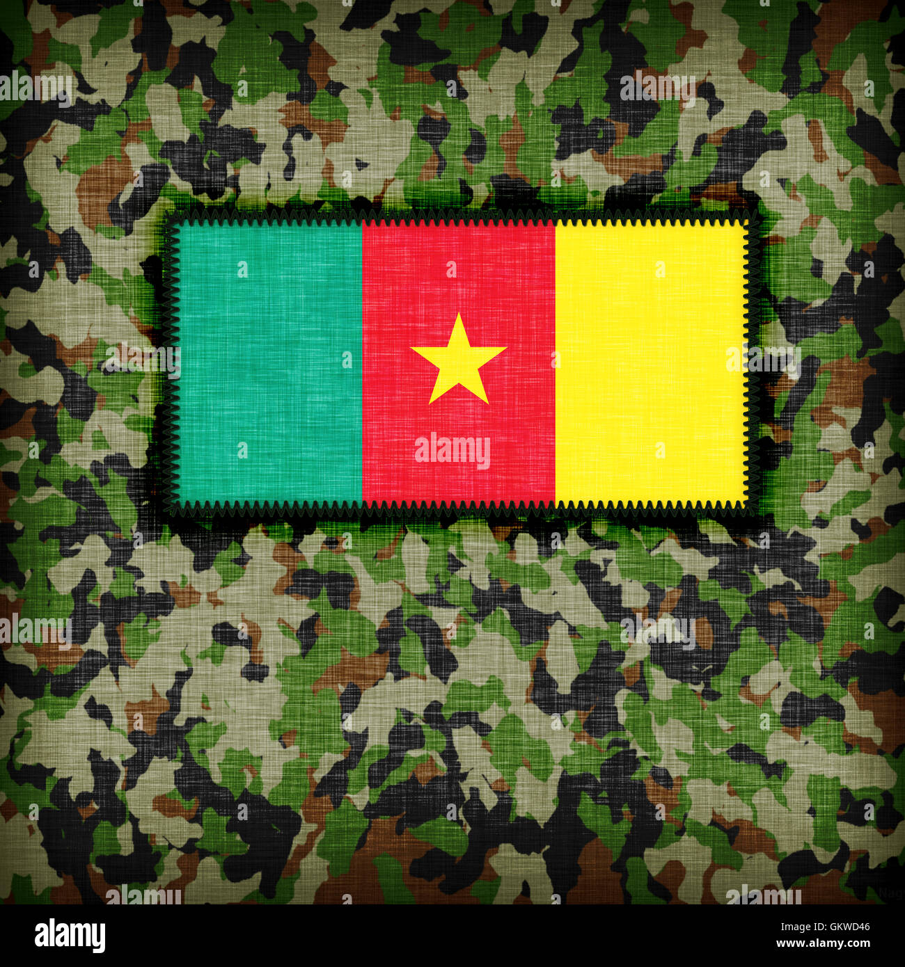 Amy camouflage uniform, Cameroon Stock Photo - Alamy