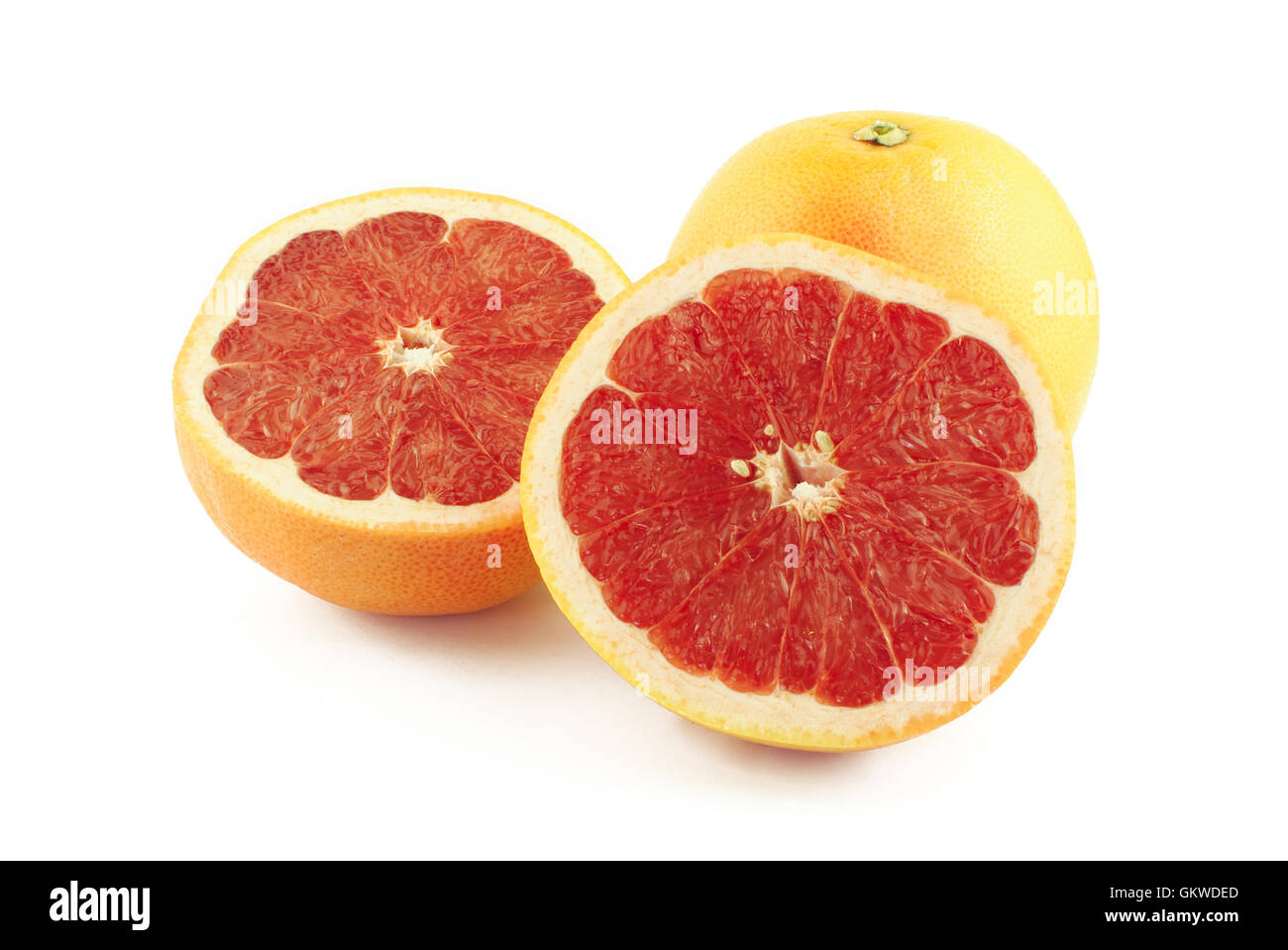 Red yellow grapefruit Cut Out Stock Images & Pictures - Alamy