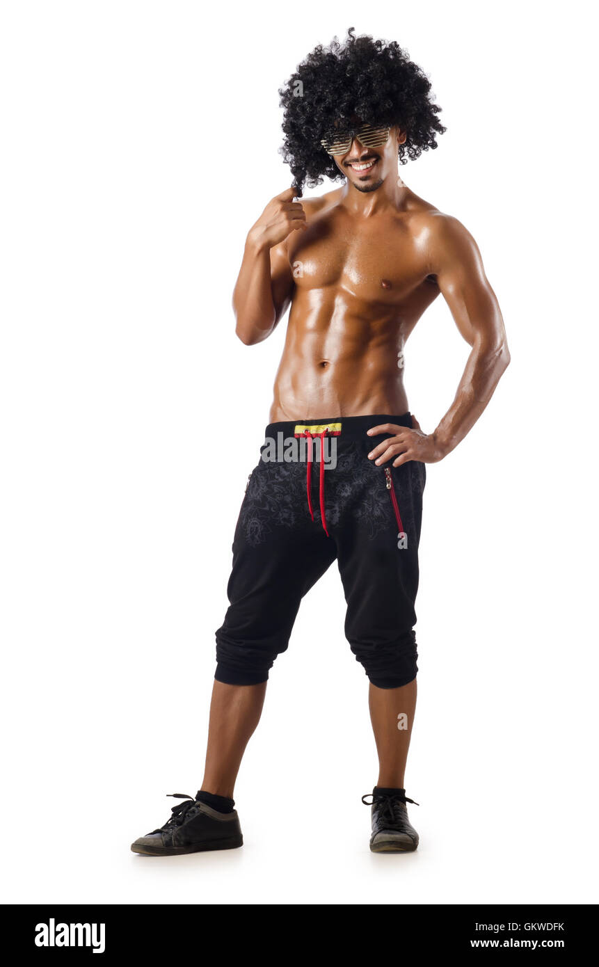 Dancer isolated on the white Stock Photo - Alamy