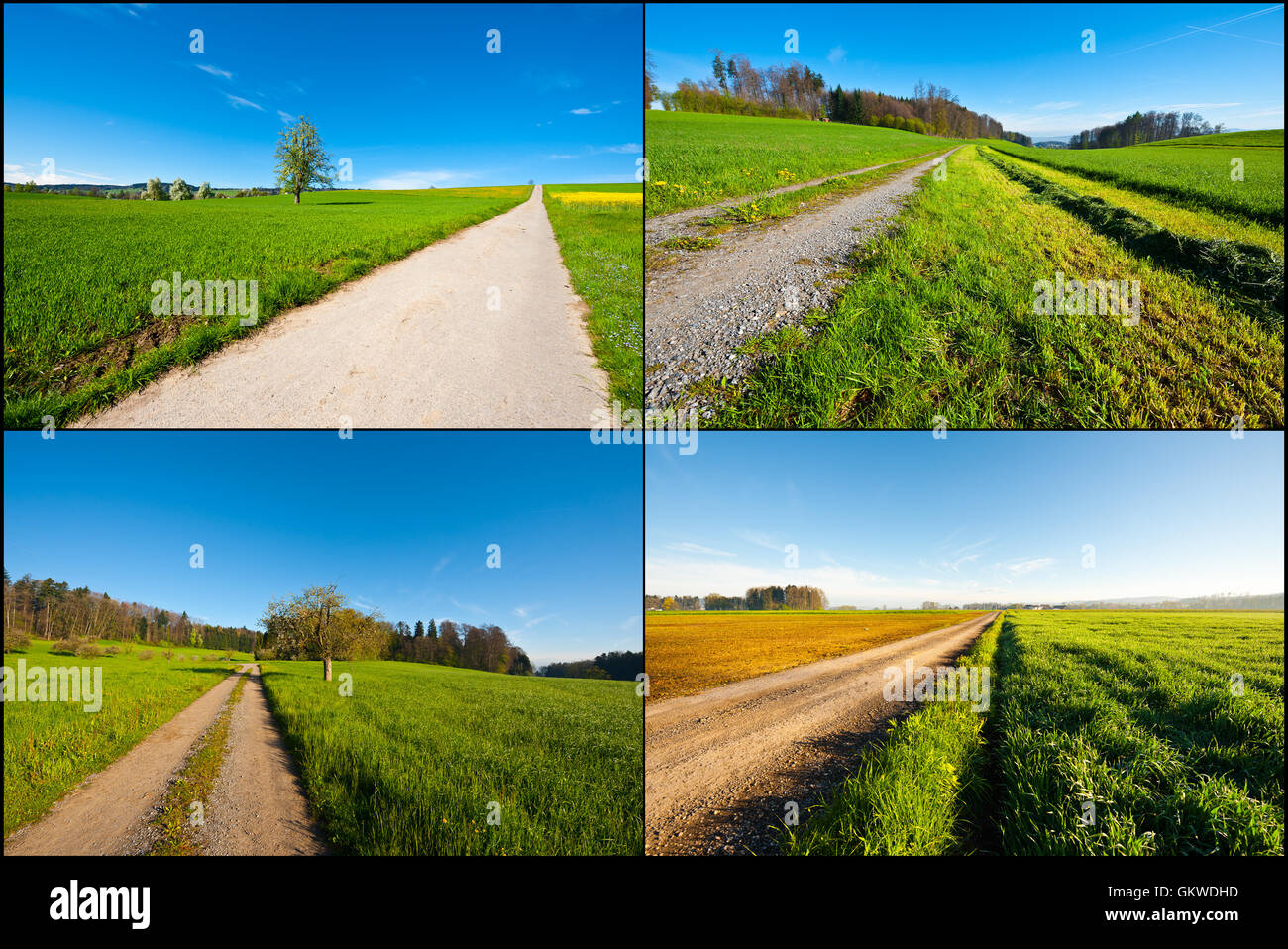 Collage rural hi-res stock photography and images - Alamy