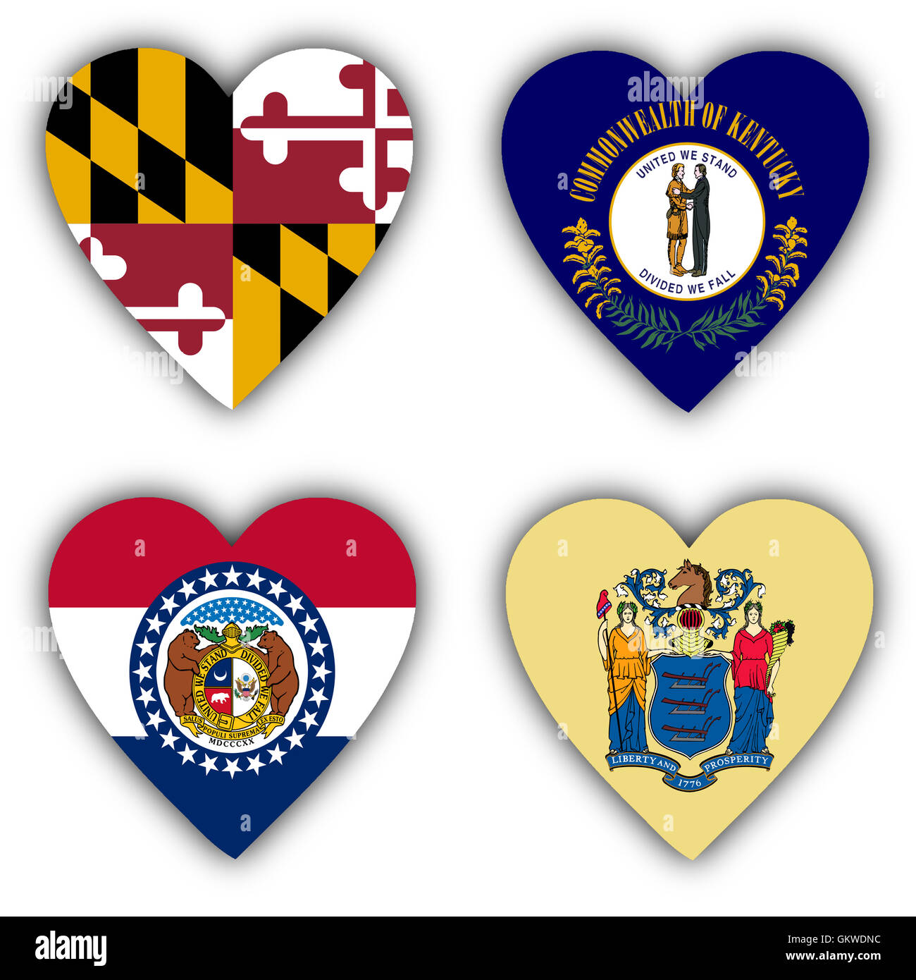 Kentucky heart hi-res stock photography and images - Alamy