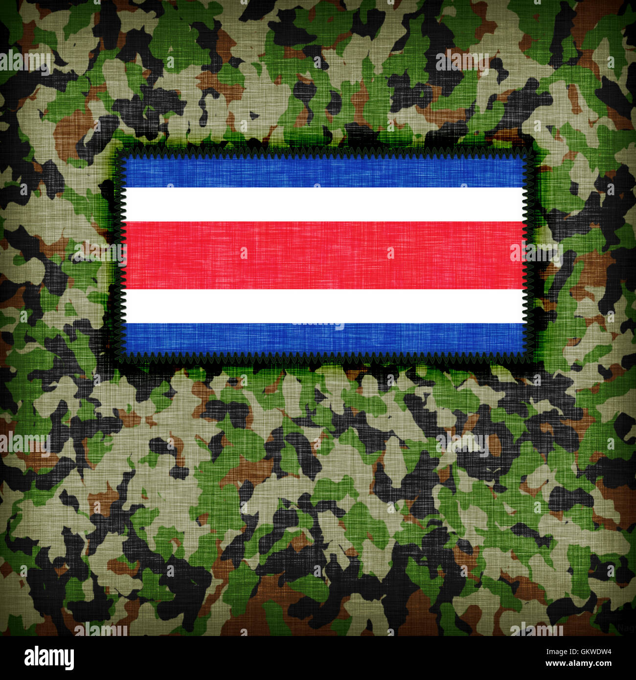 Amy camouflage uniform, Costa Rica Stock Photo - Alamy