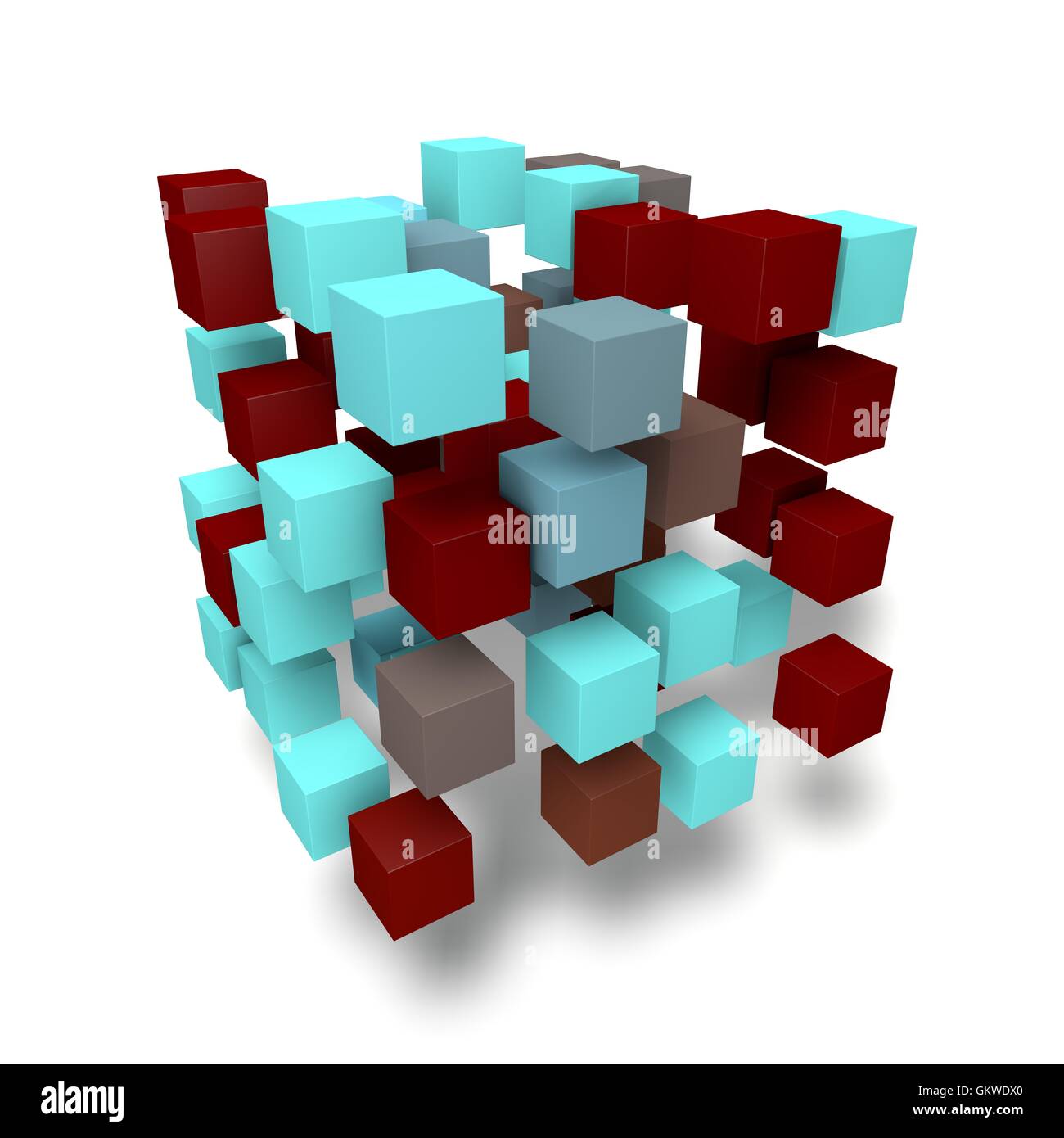 3D cubes abstract Stock Photo - Alamy