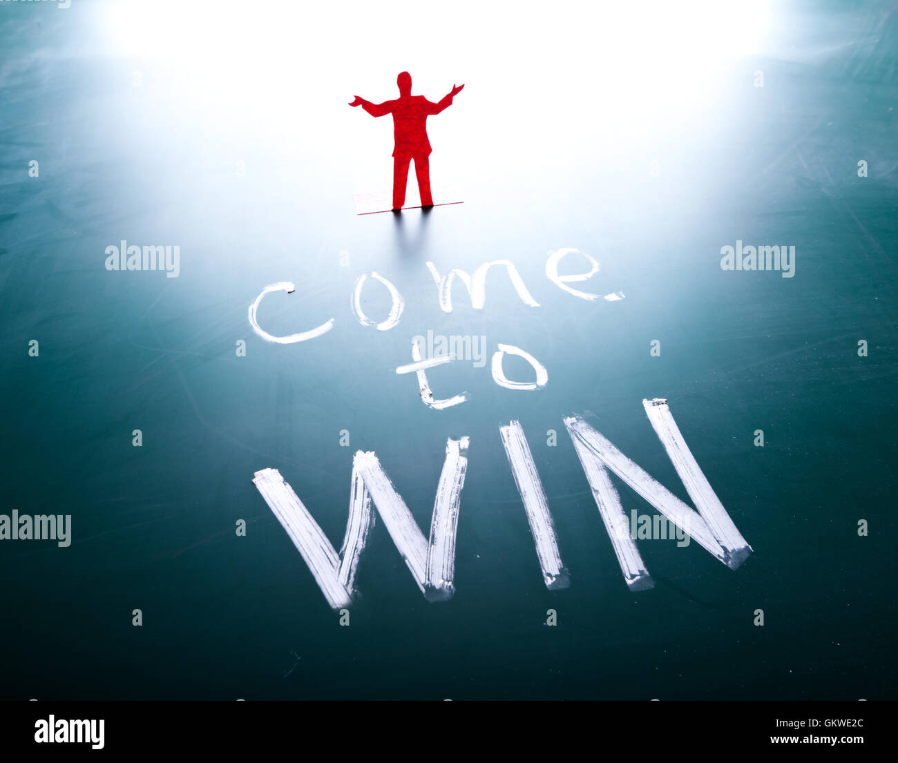 Come to win concept Stock Photo - Alamy