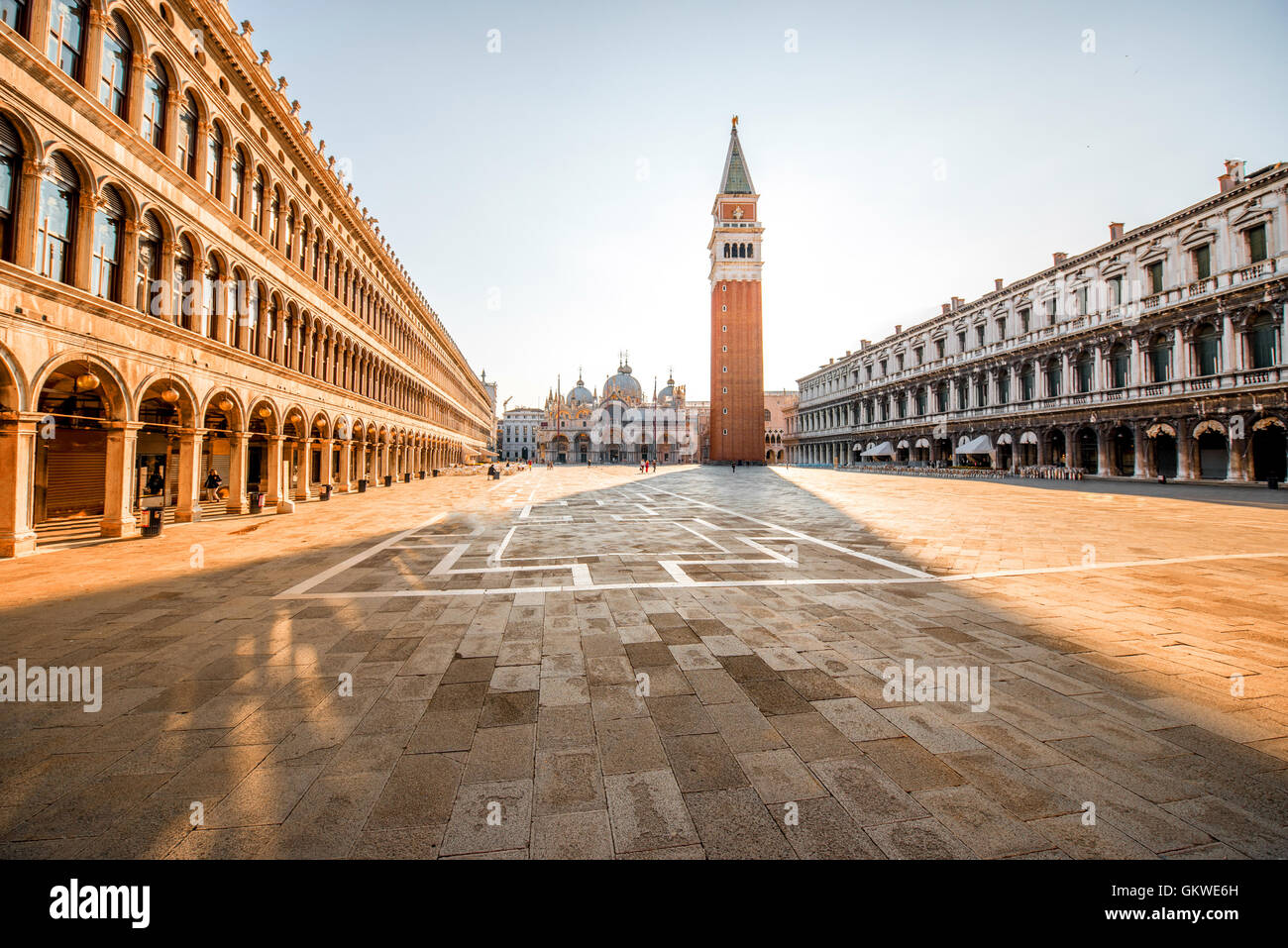 Venice central square Stock Photo - Alamy