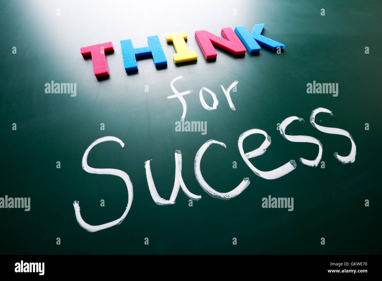 Think for success concept Stock Photo - Alamy