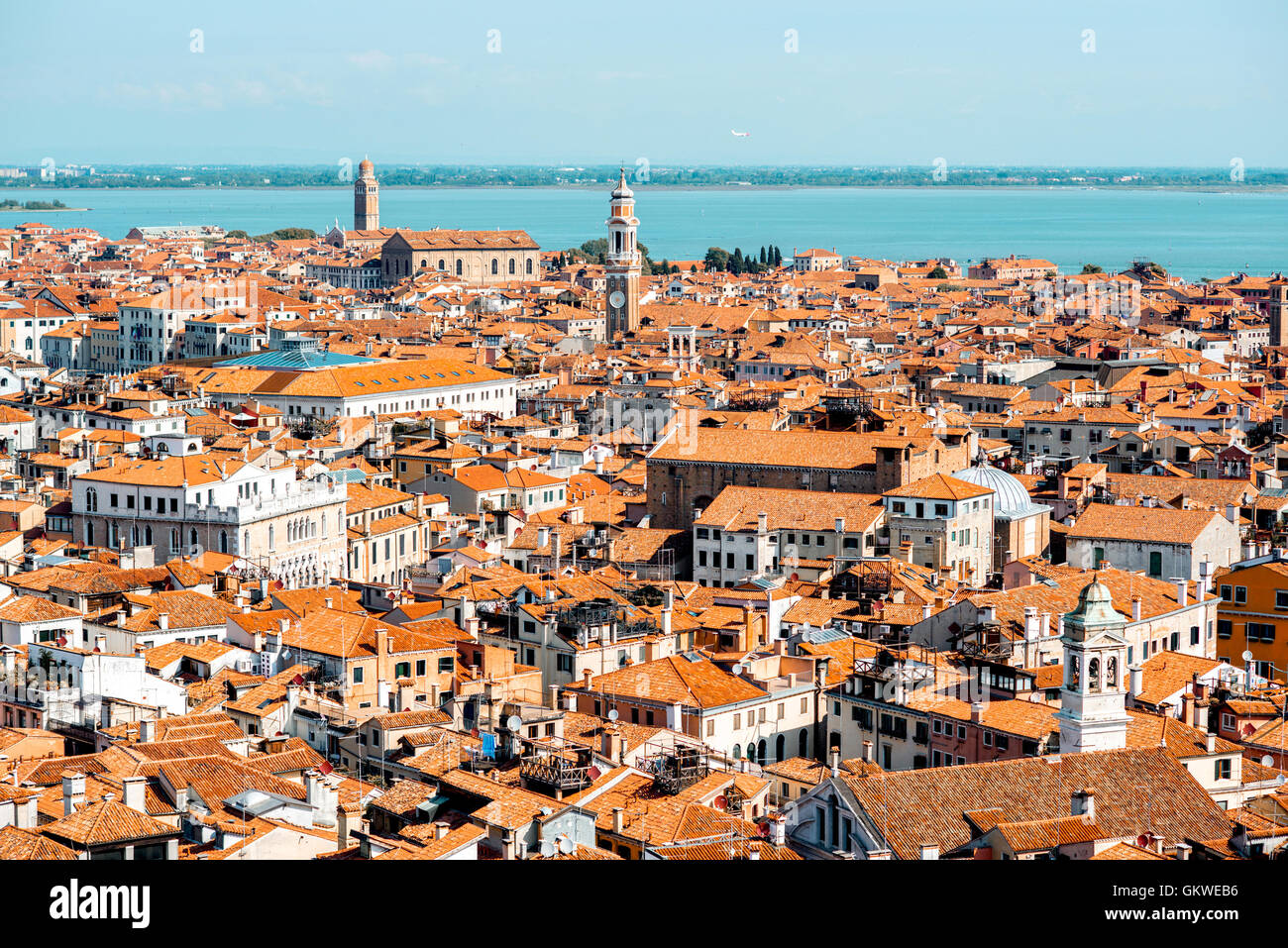 Aerial view on Venice Stock Photo - Alamy