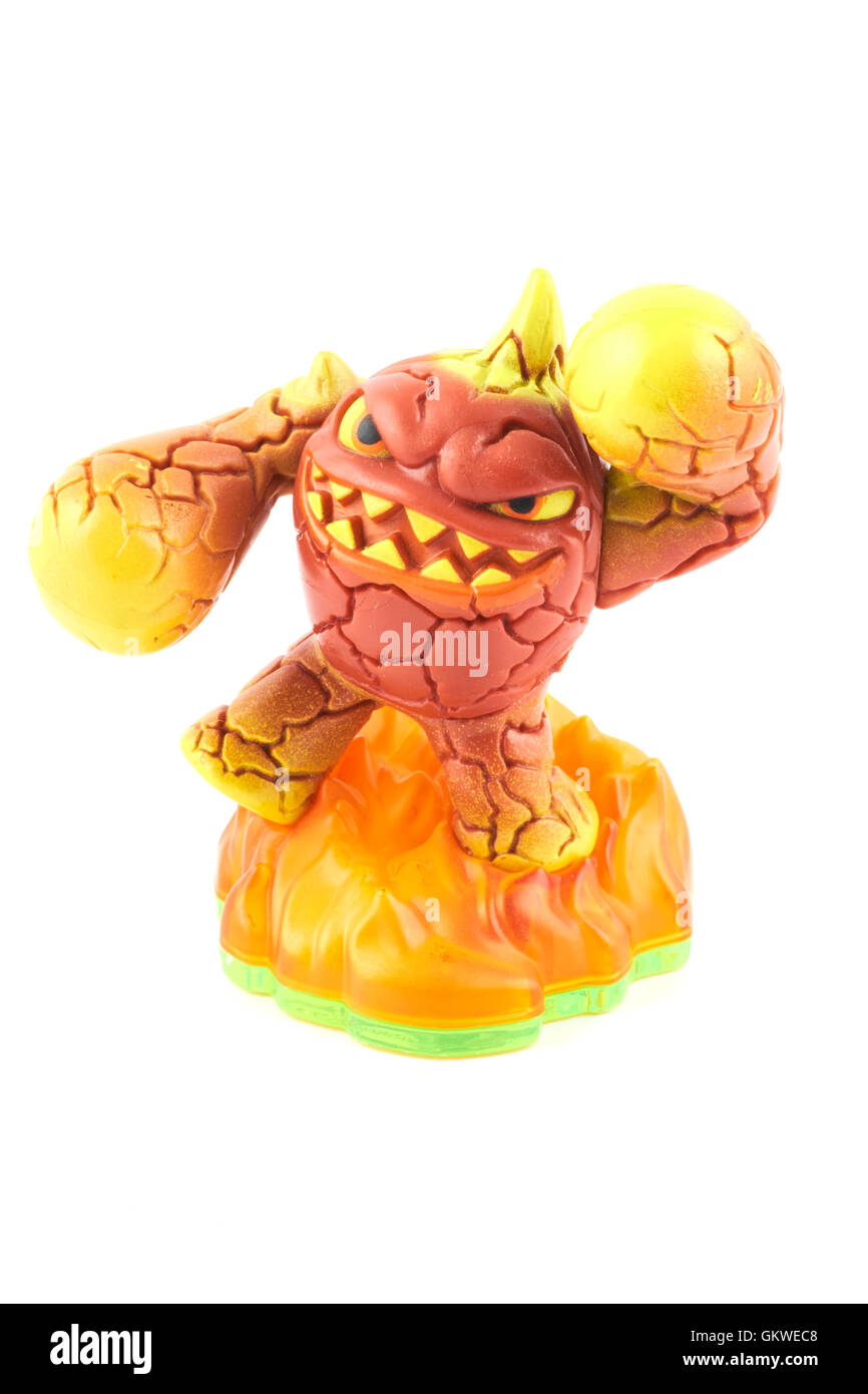 Eruptor One Of The Many Characters In The Skylanders Video Game Stock ...
