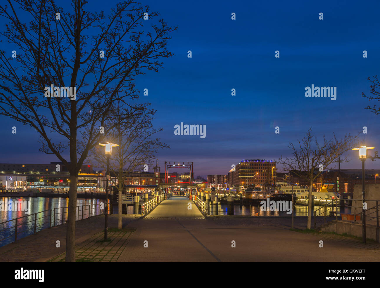 City of Kiel on the Kiel Fjord, Germany Stock Photo - Alamy