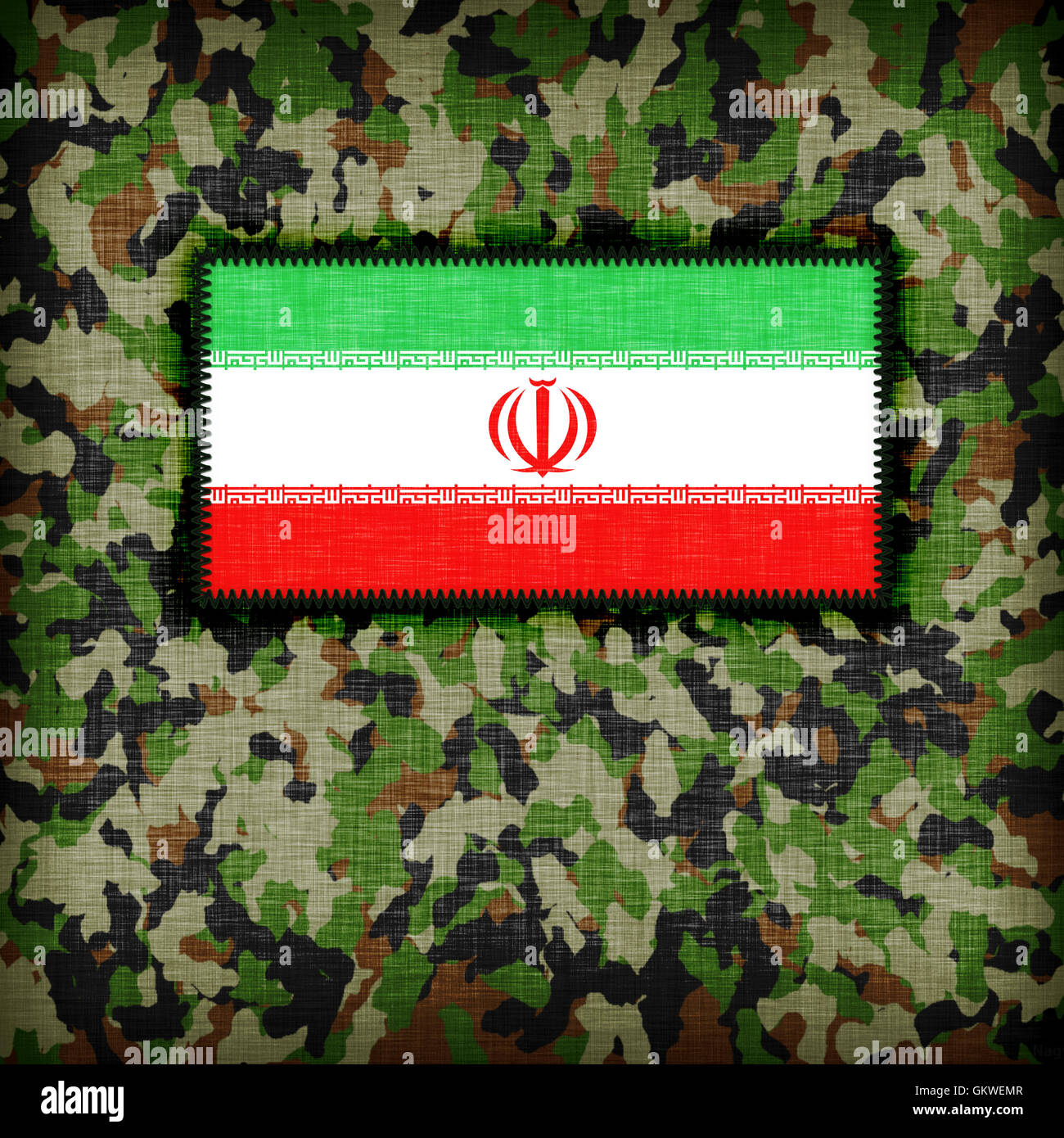 Amy camouflage uniform, Iran Stock Photo - Alamy