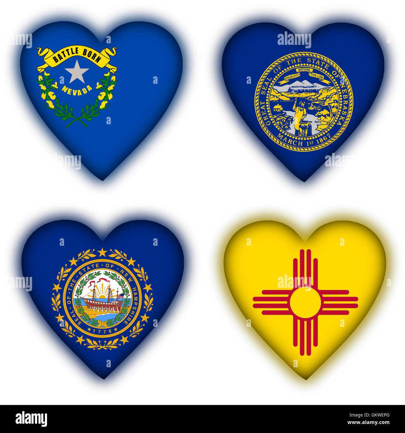 New hampshire heart hi-res stock photography and images - Alamy