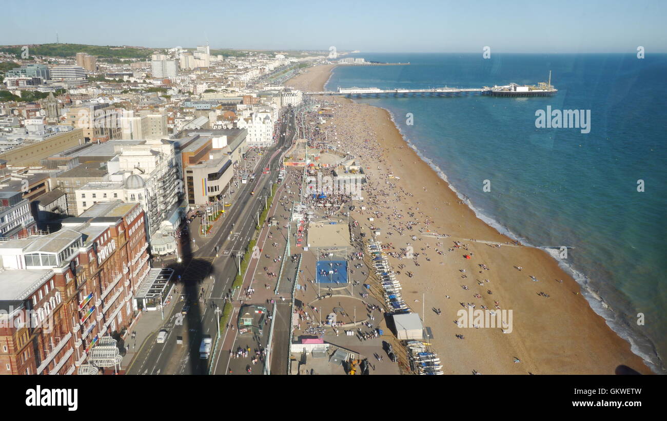 Aerial view brighton hi-res stock photography and images - Alamy