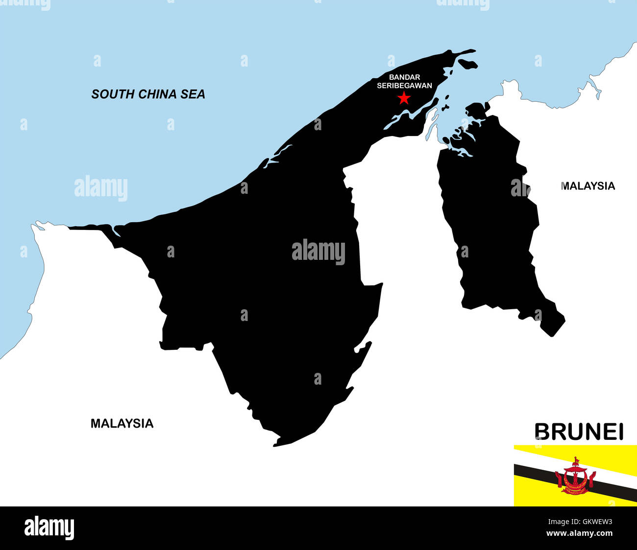 Indonesia brunei flag hi-res stock photography and images - Alamy