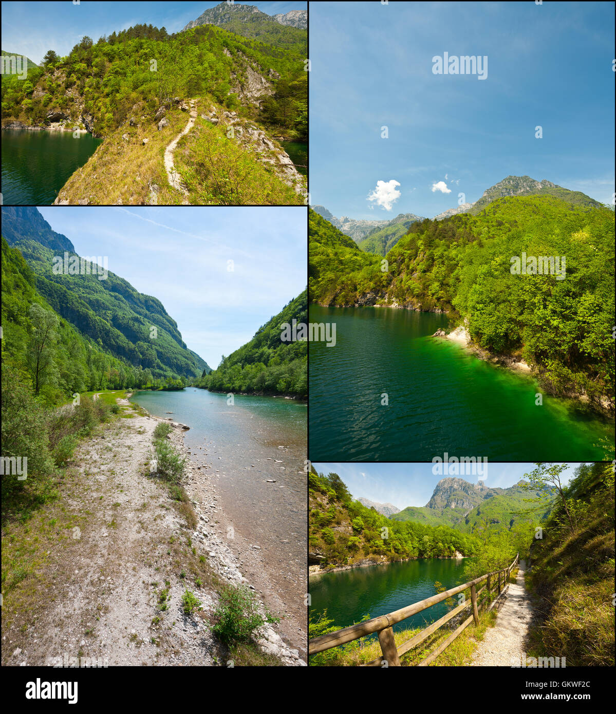 Lago collage hi-res stock photography and images - Alamy