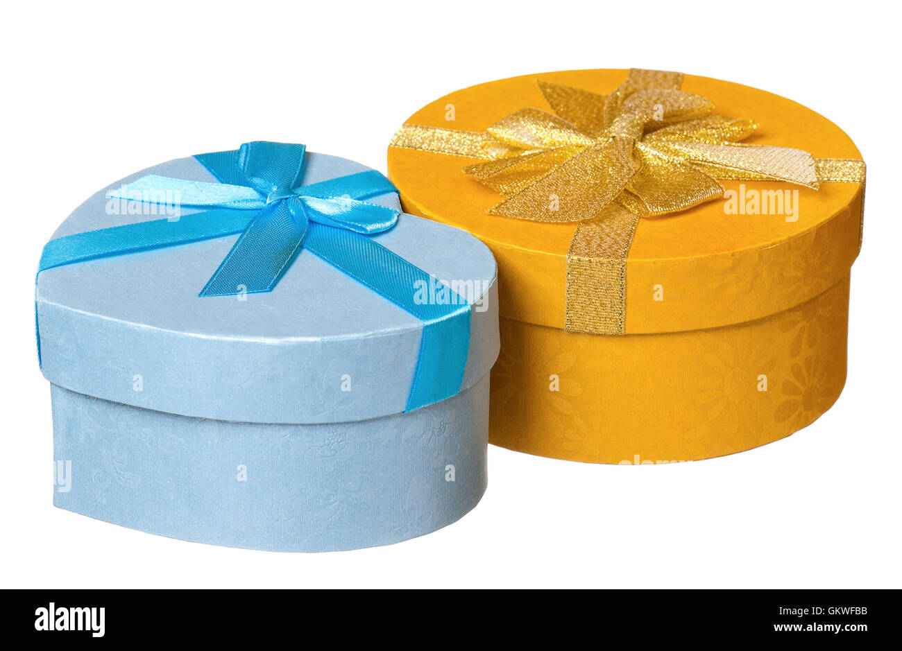 Donation gift box gold Cut Out Stock Images & Pictures - Alamy