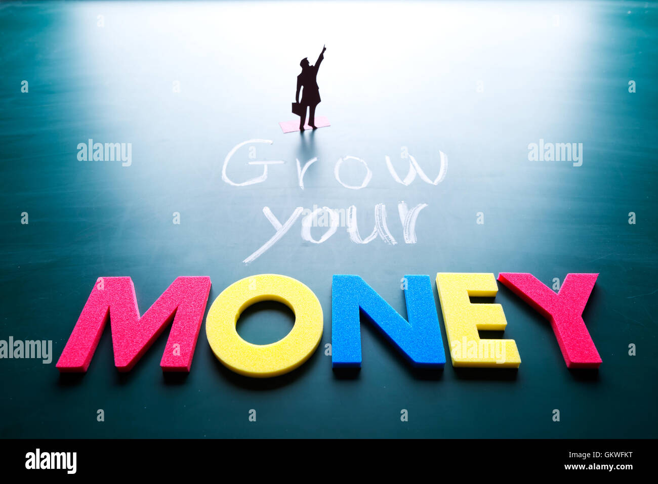 Grow your money concept Stock Photo - Alamy