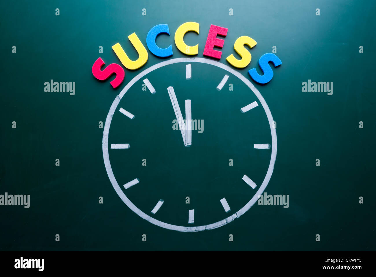 Time to success concept Stock Photo - Alamy