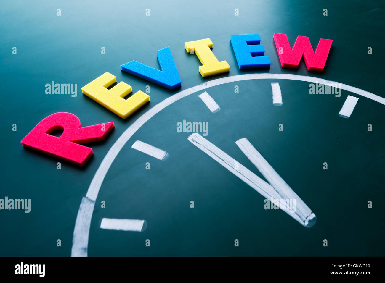 Time to review concept Stock Photo - Alamy