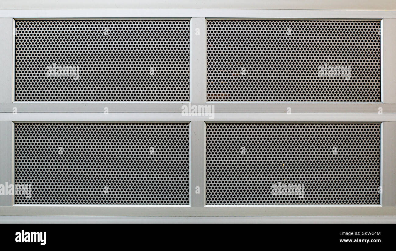 perforated Security door Stock Photo - Alamy