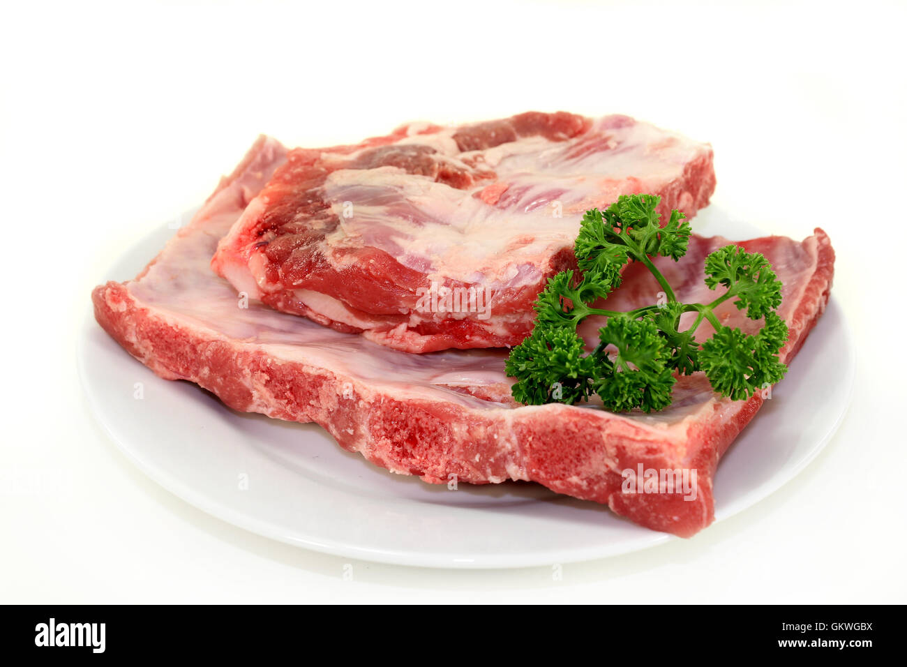 Beef spare ribs Stock Photo - Alamy