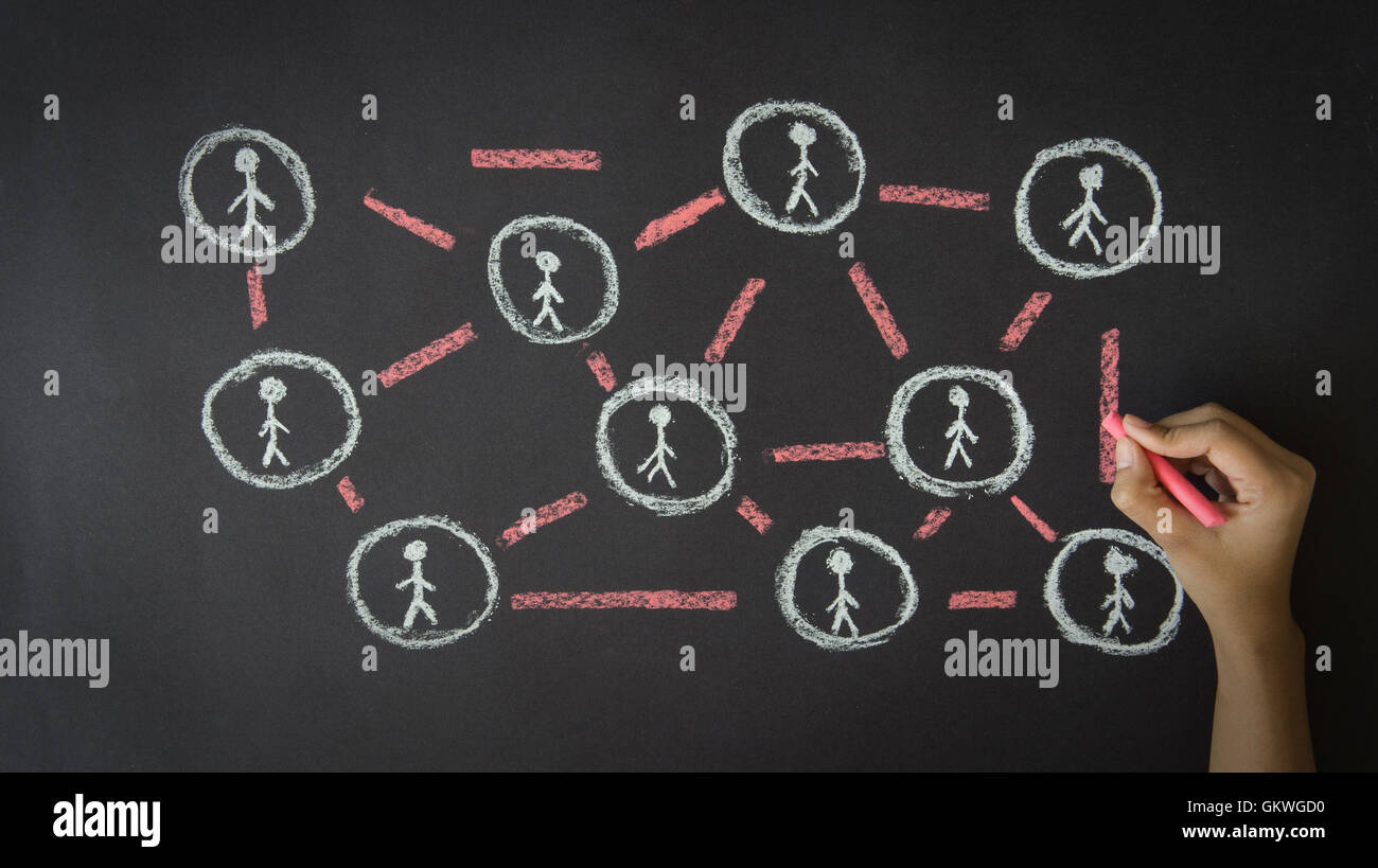 Networked human hi-res stock photography and images - Alamy