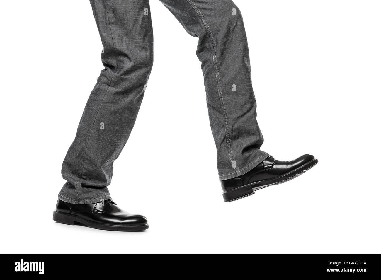 Isolated man walking hi-res stock photography and images - Alamy