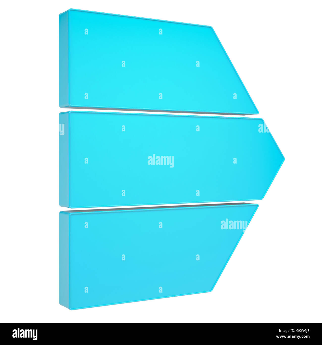 Metal directional arrows Cut Out Stock Images & Pictures - Alamy