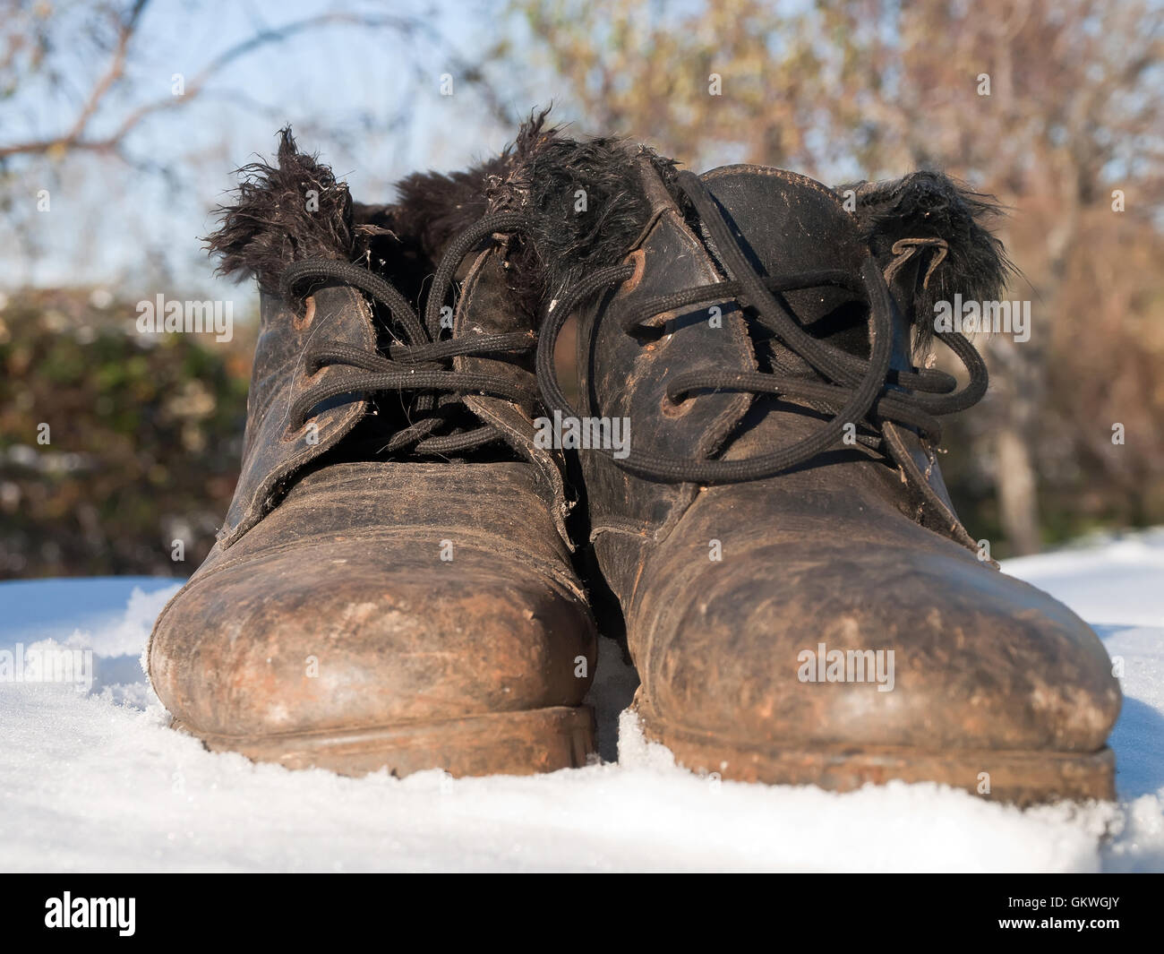 Old woman's shoes Stock Photo - Alamy