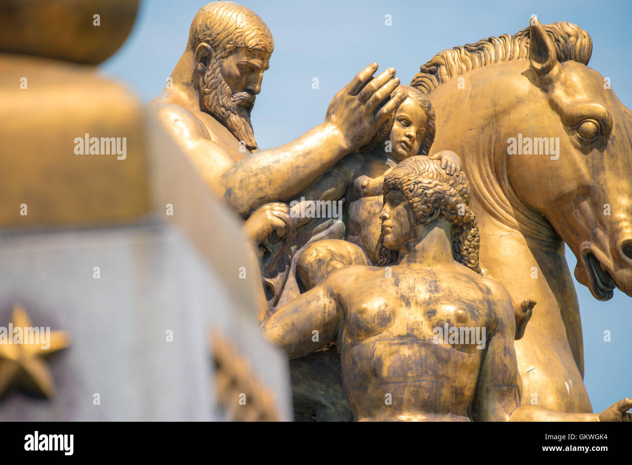 WASHINGTON DC — The Sacrifice sculpture by Leo Friedlander stands at ...