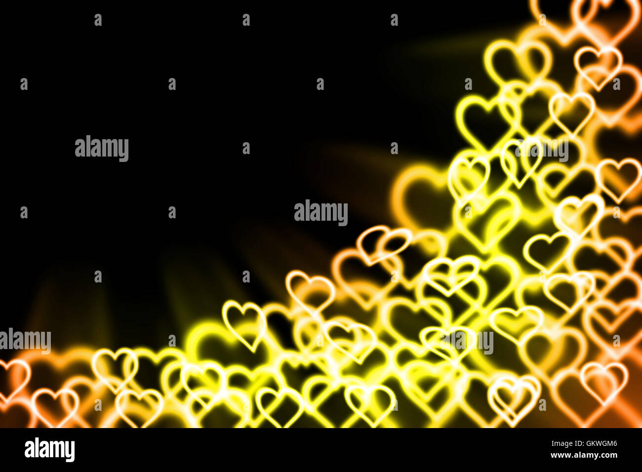 abstract background with light heart Stock Photo - Alamy