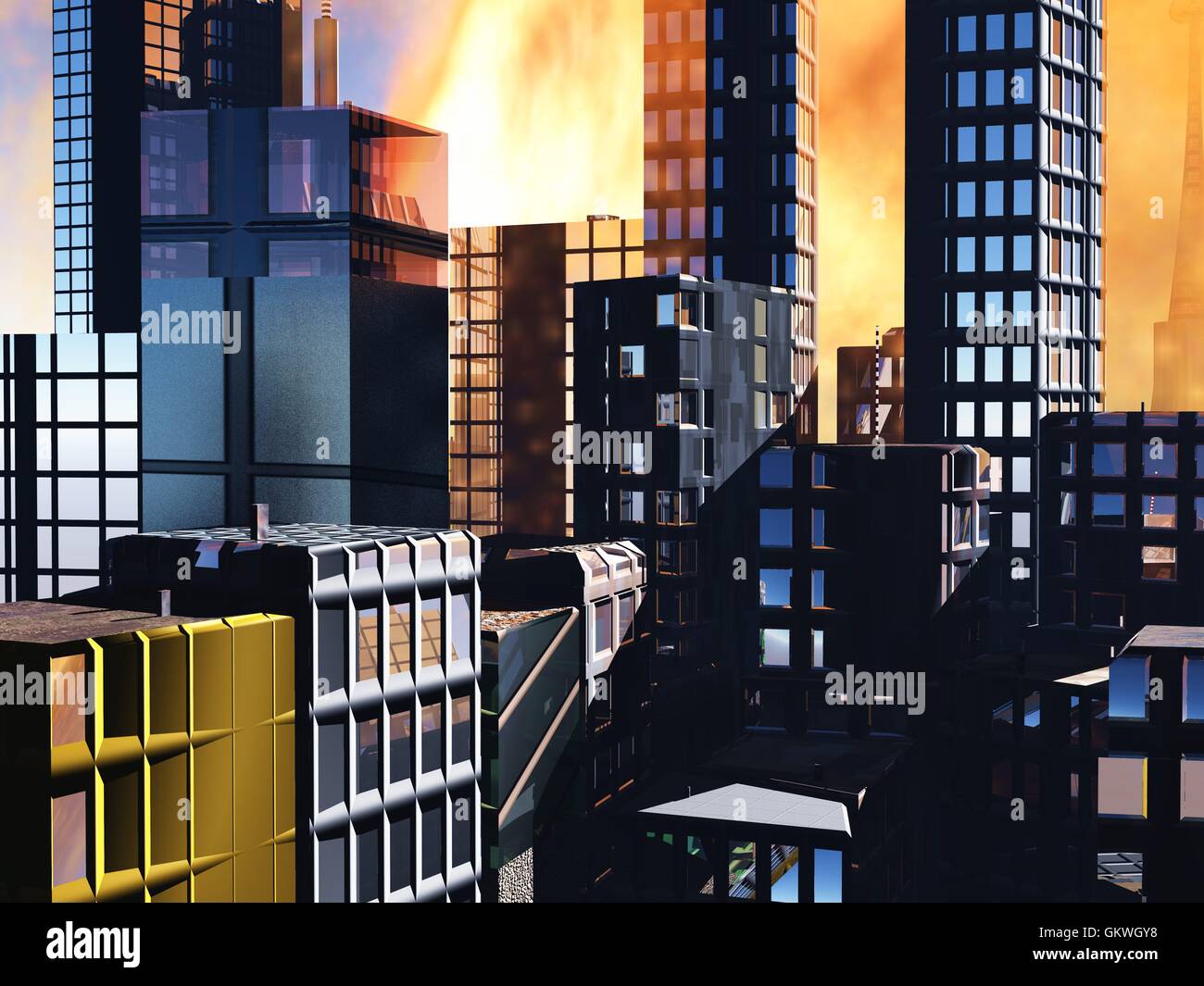 Armageddon city hi-res stock photography and images - Alamy