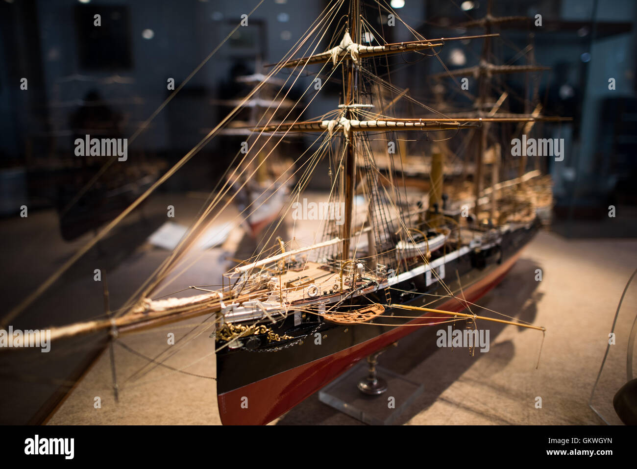 LISBON, Portugal — A 1:48 scale model of the corvette Afonso de ...