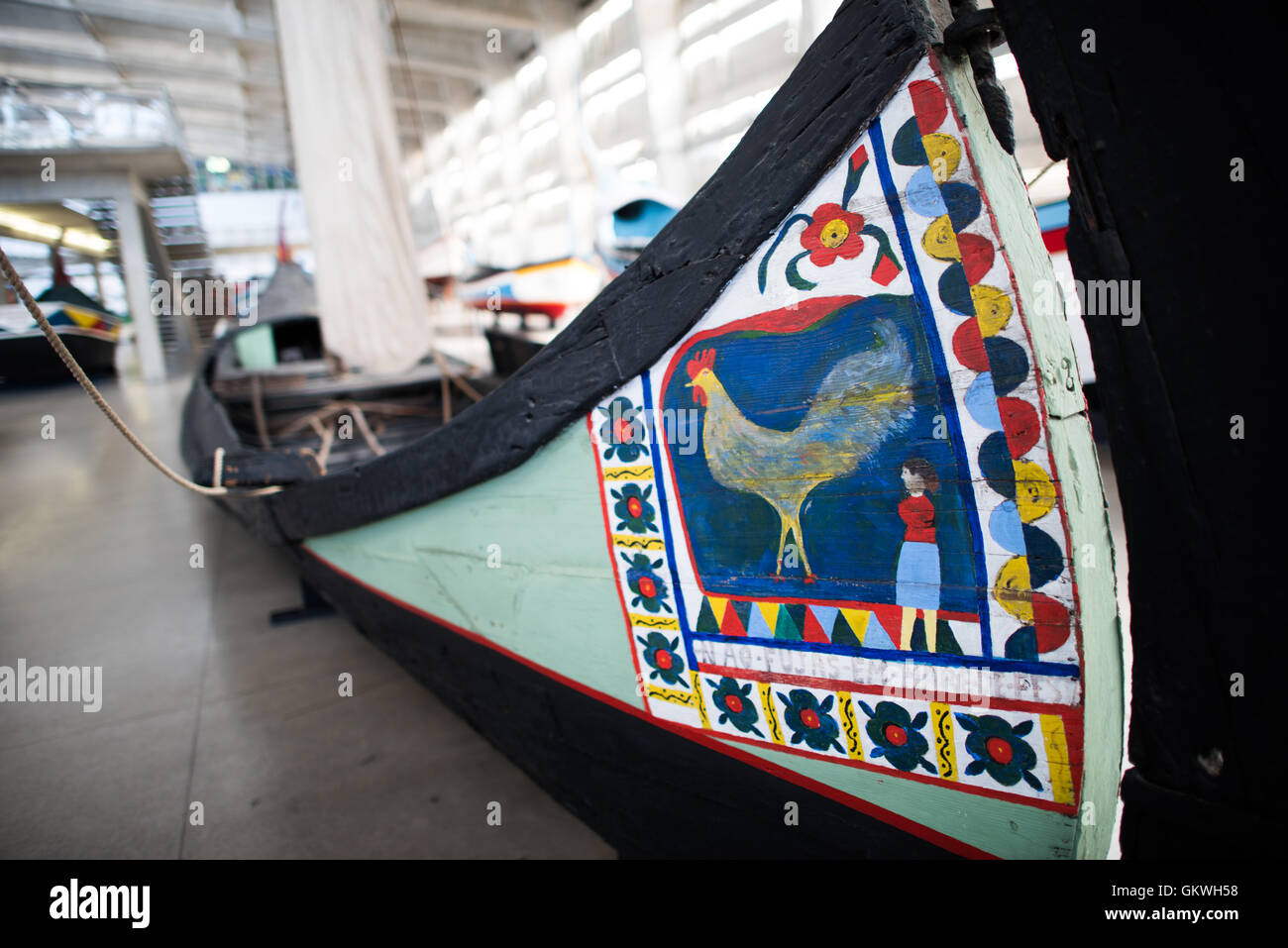 Moliceiro Boat Museu De Marinha Lisbon Portugal // LISBON, Portugal ...