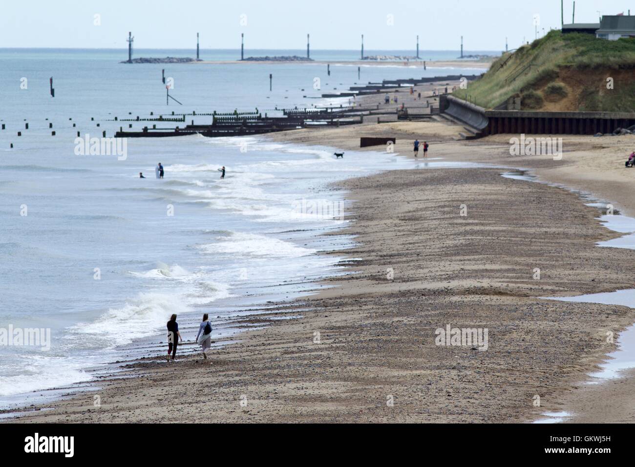 Happisburgh beach in Norfolk Stock Photo - Alamy