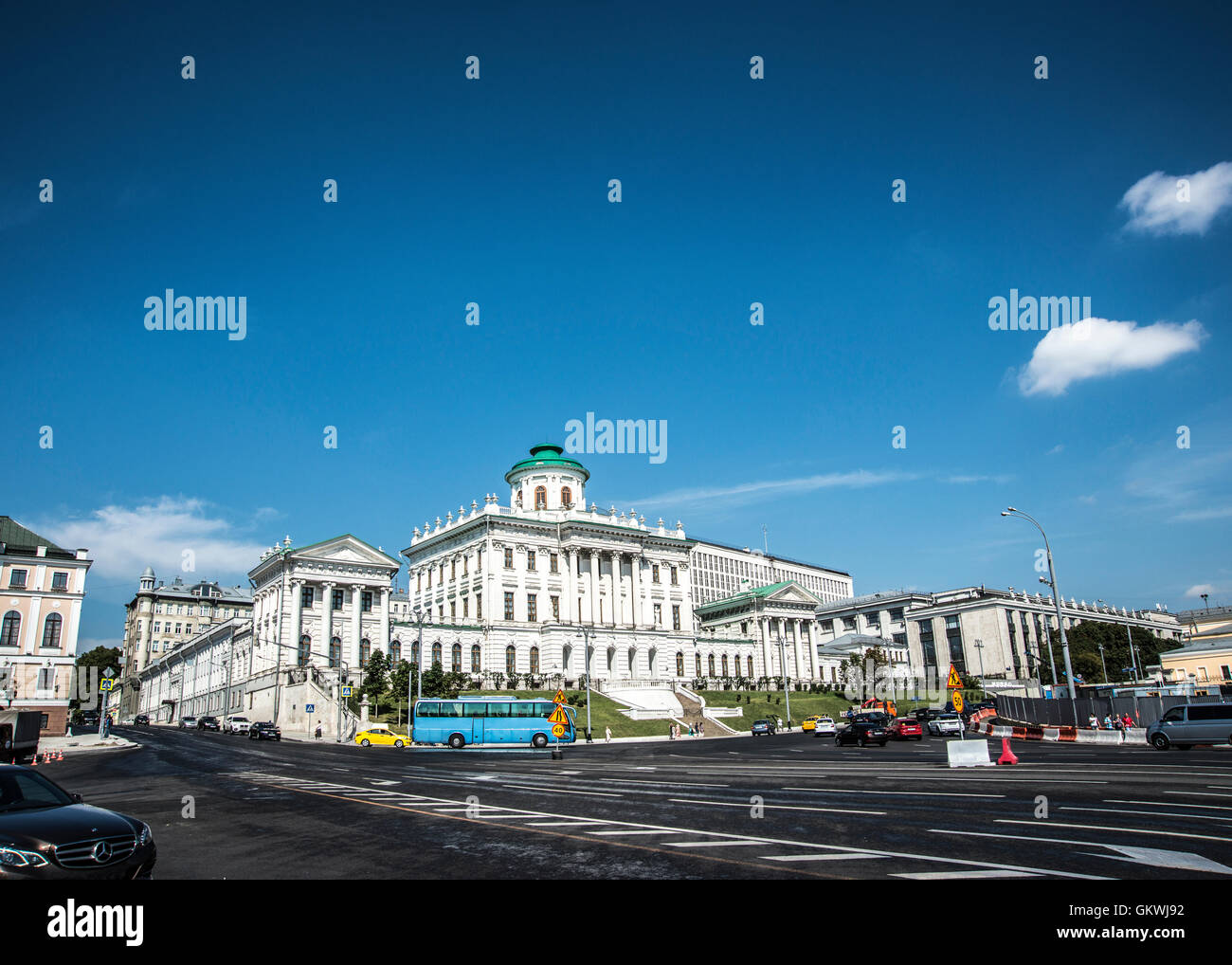 Urban scene in Moscow Stock Photo - Alamy