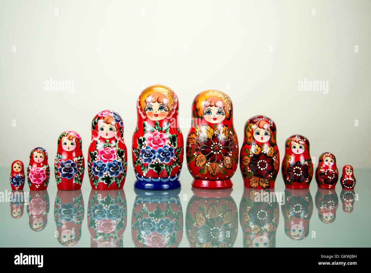 Russian Nesting Dolls Stock Photo - Alamy