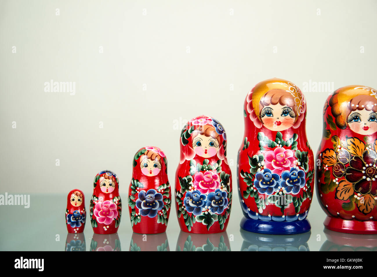 Russian Nesting Dolls Stock Photo - Alamy