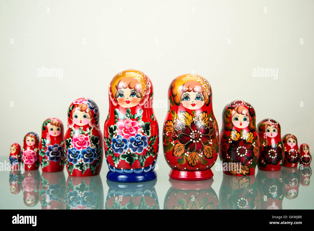 Russian Nesting Dolls Stock Photo - Alamy