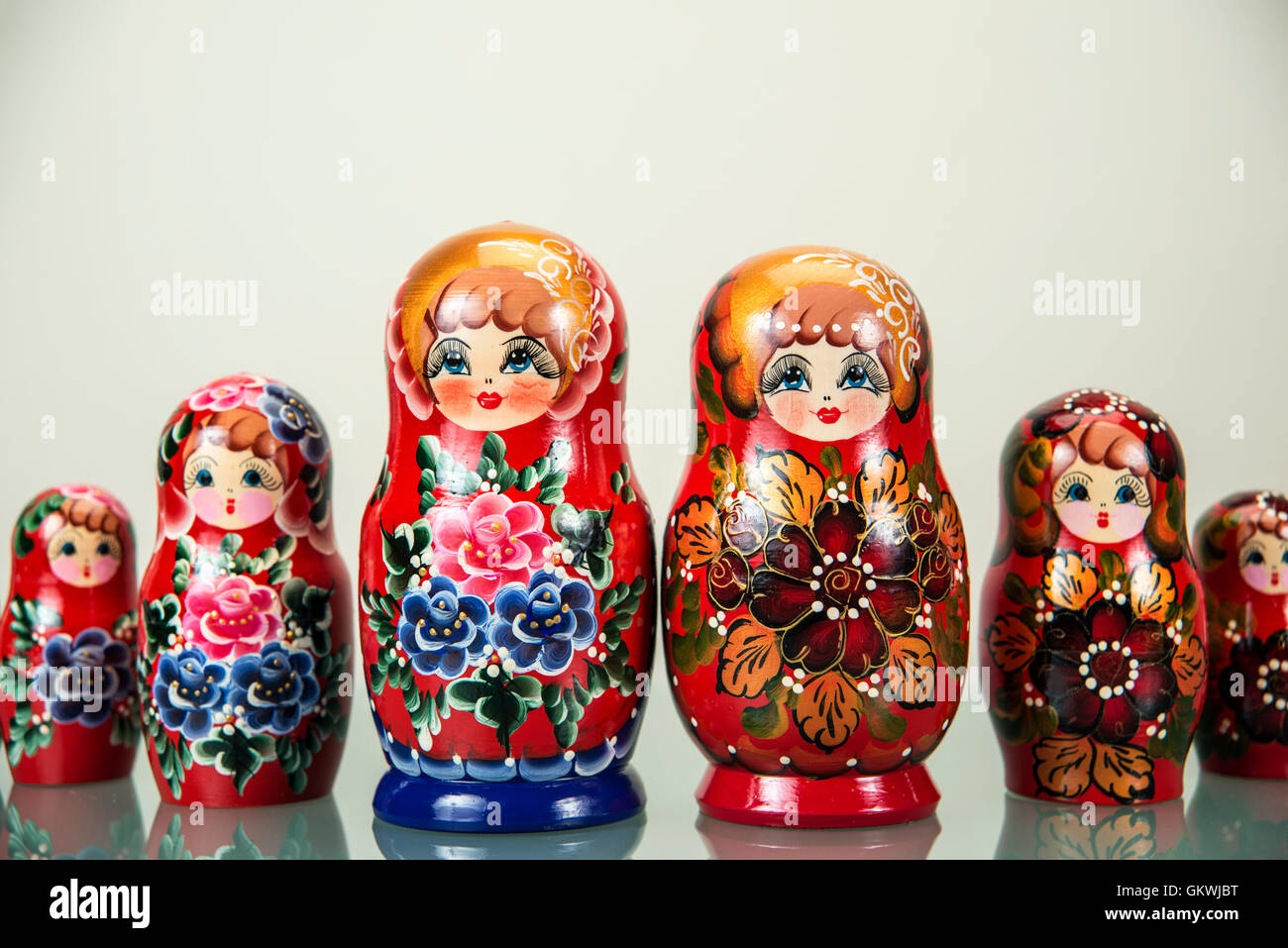 Russian Nesting Dolls Stock Photo - Alamy