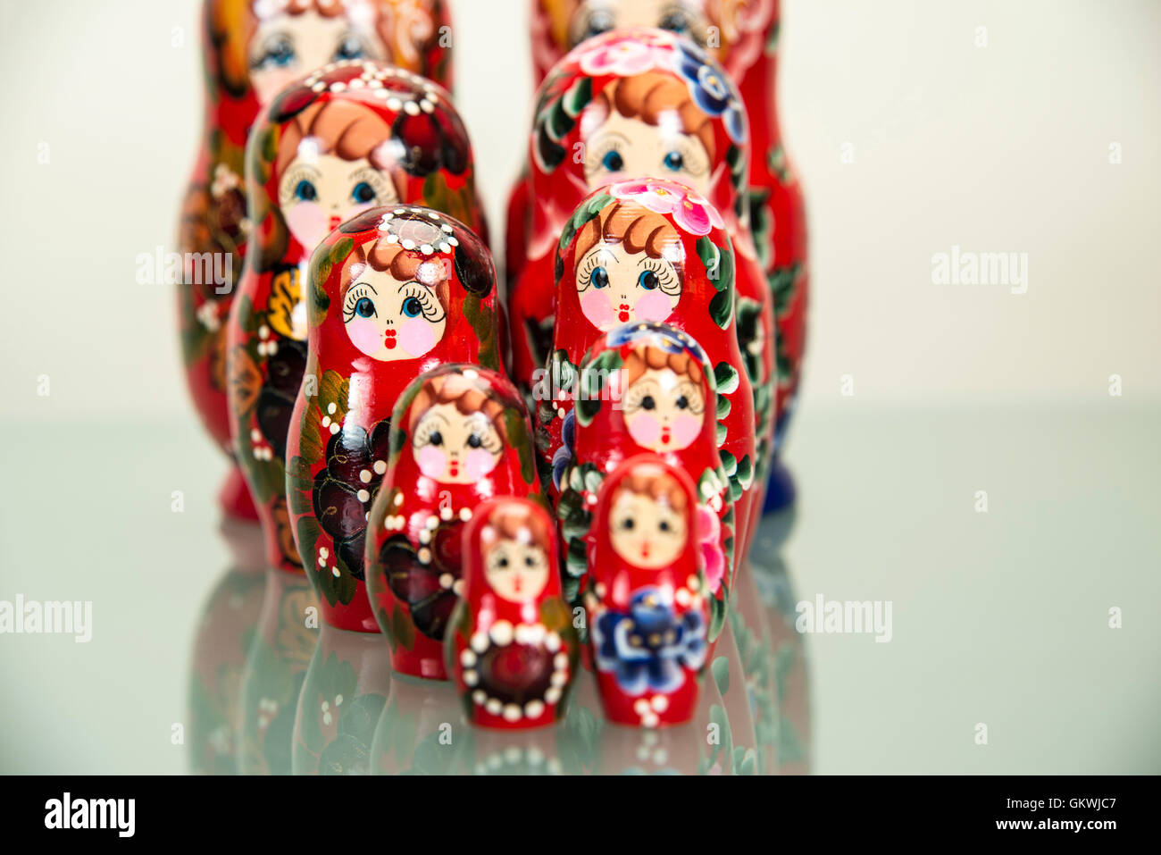 Russian Nesting Dolls Stock Photo - Alamy
