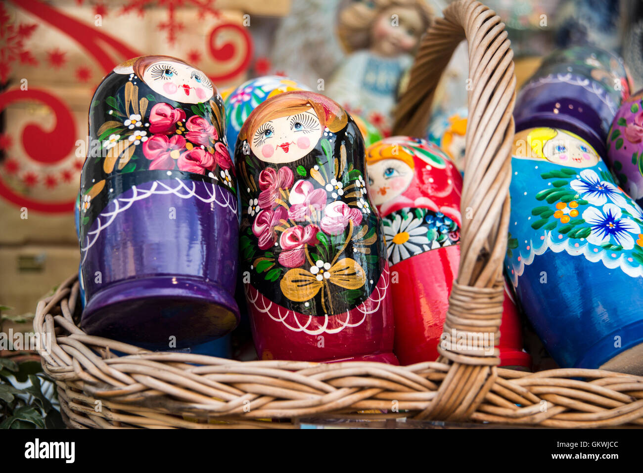 Russian Nesting Dolls Stock Photo - Alamy