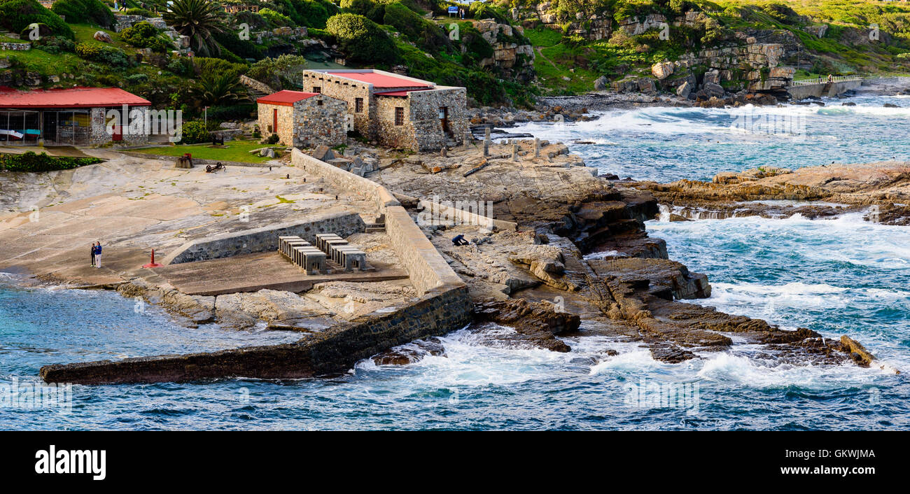 The beautiful old Hermanus Harbour Stock Photo - Alamy
