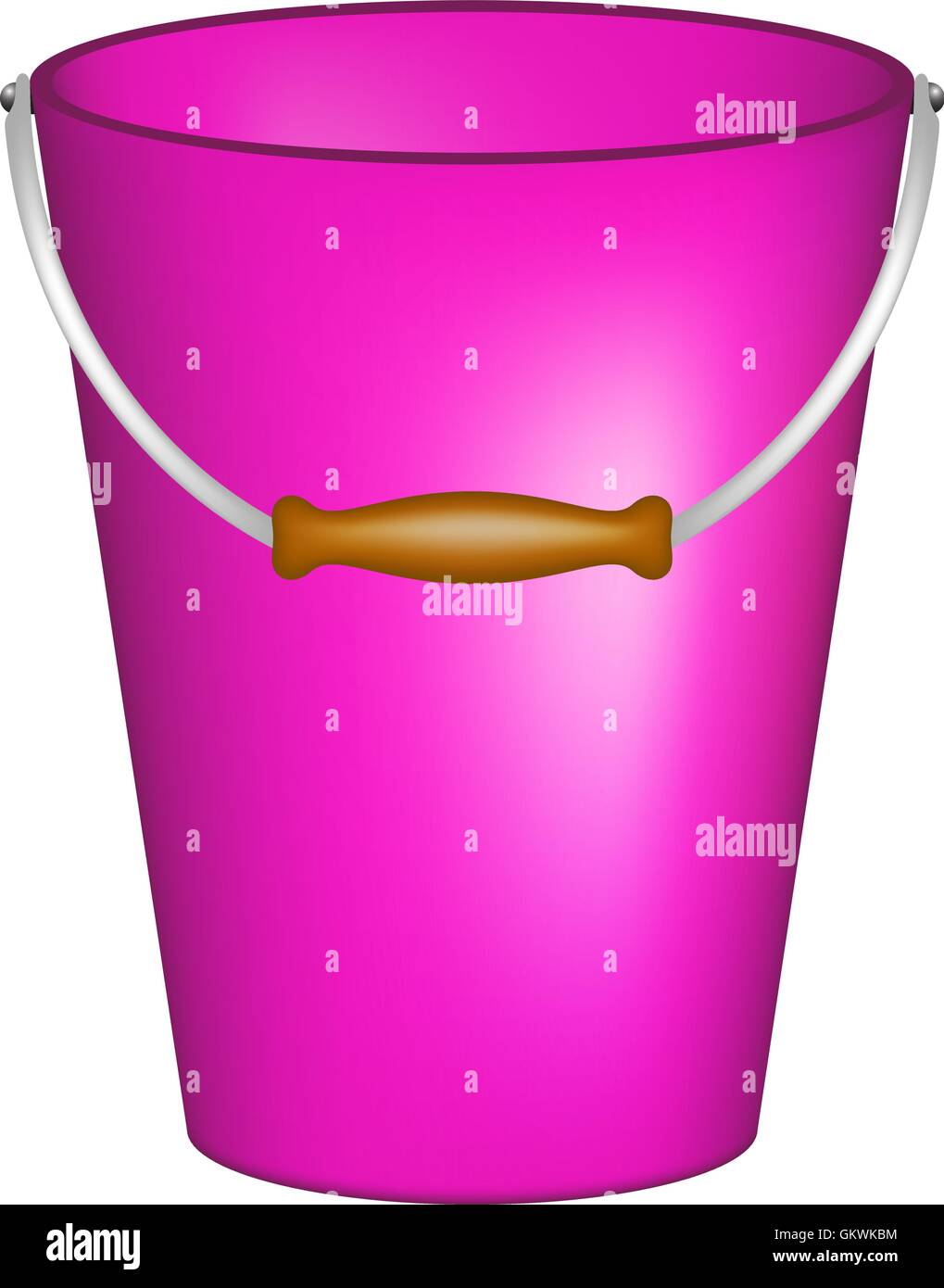 Bucket in purple design Stock Vector Image & Art - Alamy