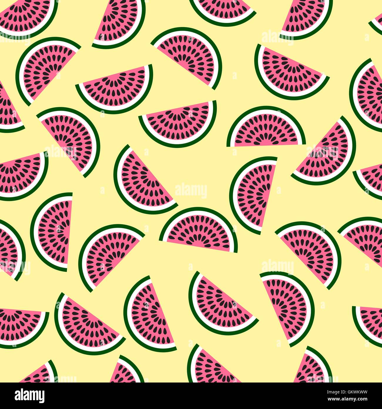 Seamless Watermelon Background Stock Vector Image & Art - Alamy