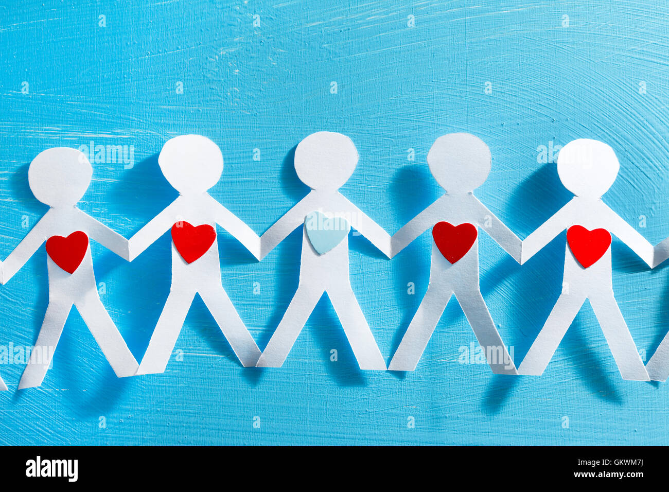 paper man team Stock Photo - Alamy