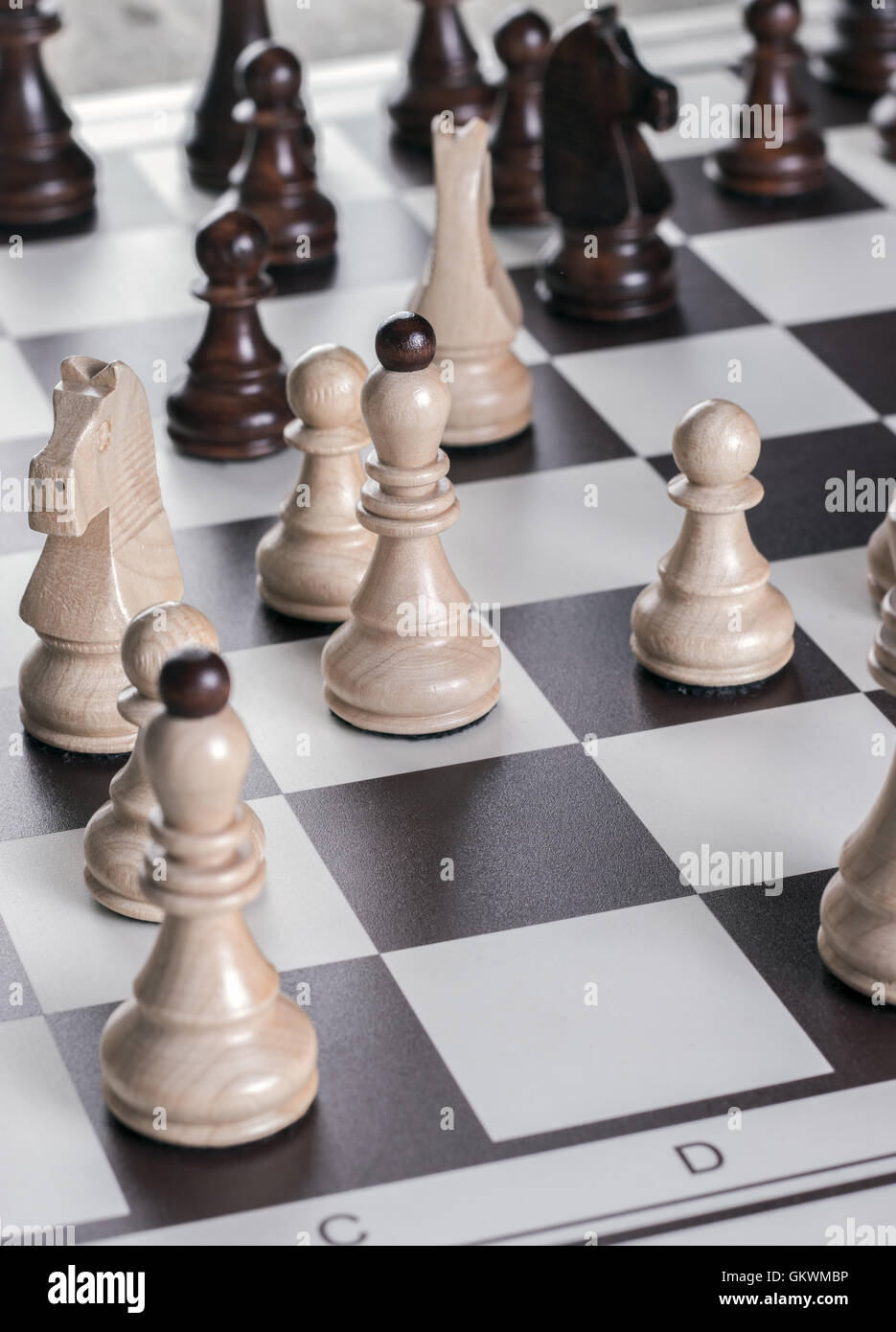 Black white image chess hi-res stock photography and images - Alamy